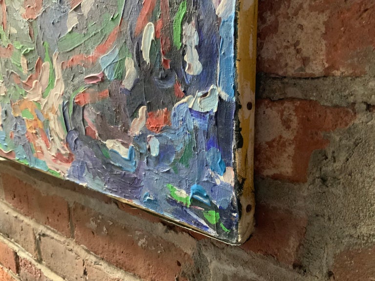 1973 Abstract Action Painting For Sale at 1stDibs