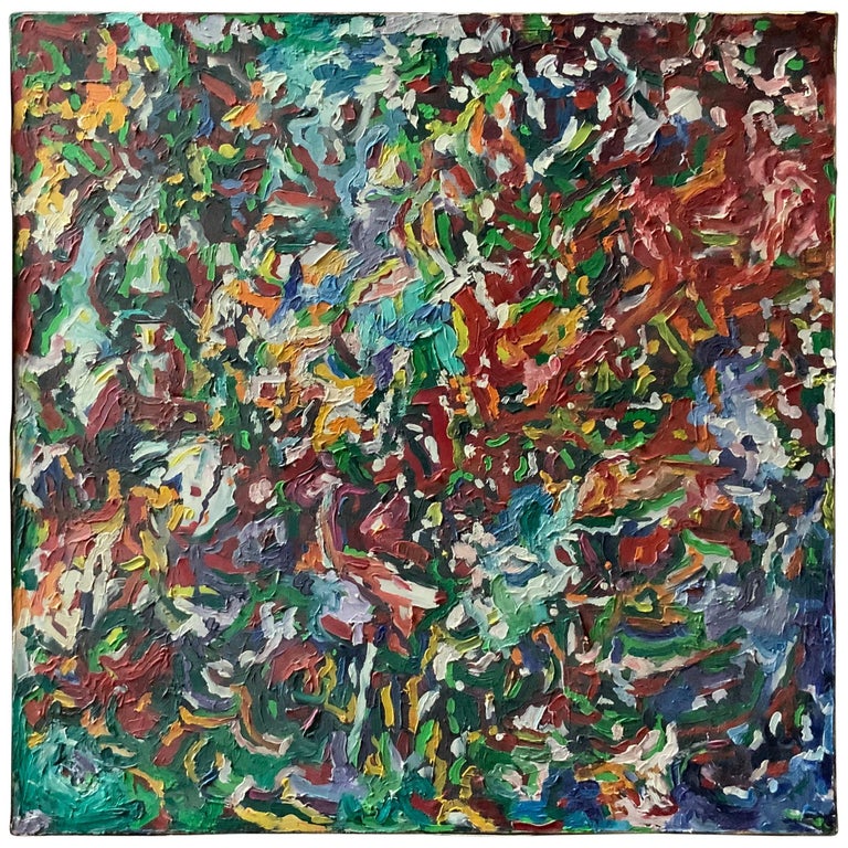 1973 Abstract Action Painting at 1stDibs