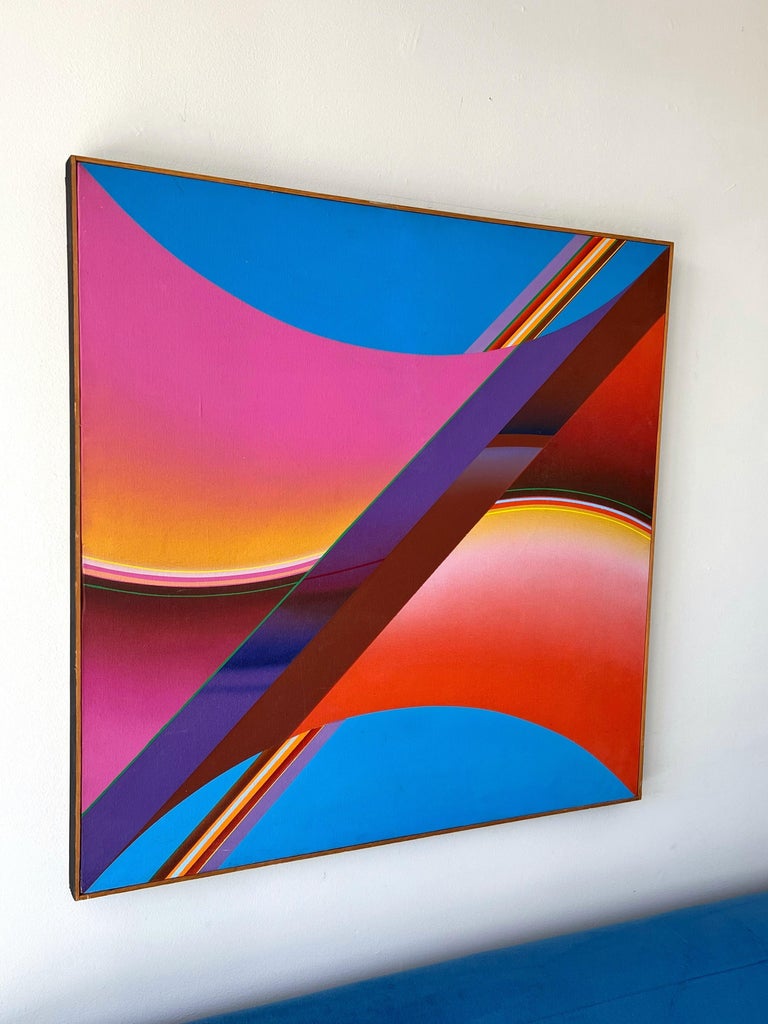 1973 Abstract Oil Painting by Roger Williams For Sale at 1stDibs