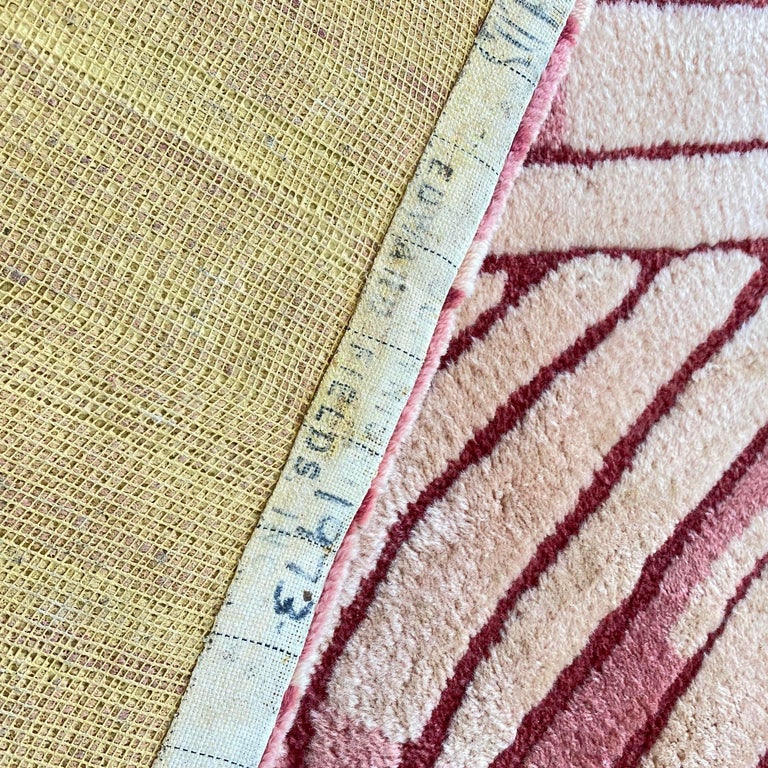 1973, Edward Fields Geometric Postmodern Rug For Sale at 1stDibs