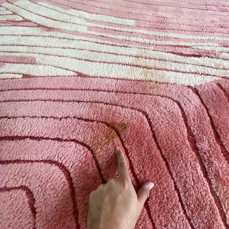 1973, Edward Fields Geometric Postmodern Rug For Sale at 1stDibs