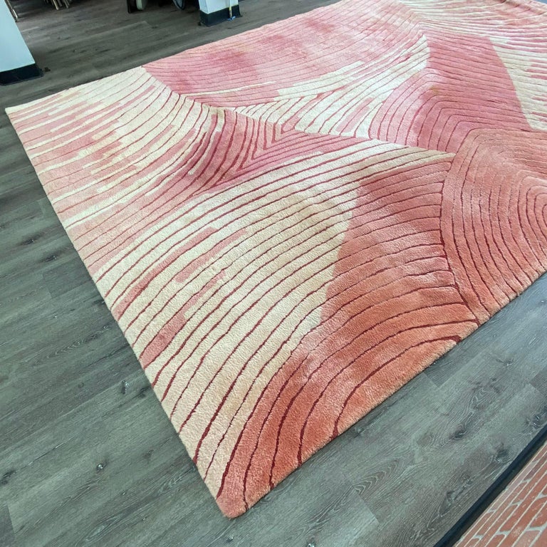 1973, Edward Fields Geometric Postmodern Rug For Sale at 1stDibs