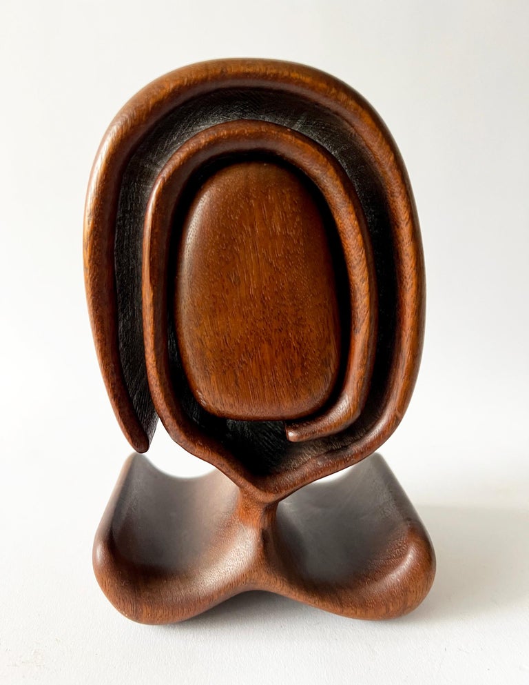 1974 Michael Graham McCallister Shedua Wood Stash Box For Sale at 1stDibs