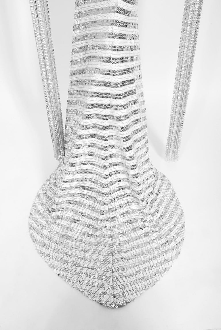 Vintage 1975 Ret Turner Couture for Diana Ross 'Disco Ball' Silver ...