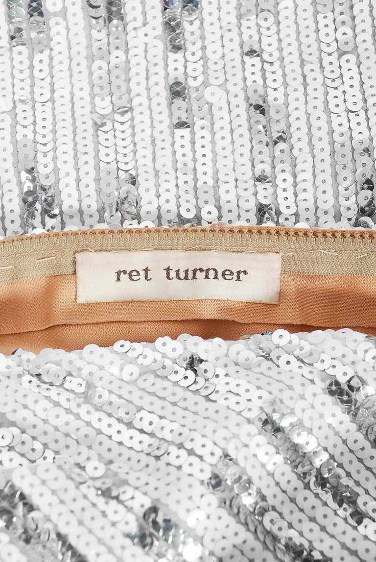 Vintage 1975 Ret Turner Couture for Diana Ross 'Disco Ball' Silver ...