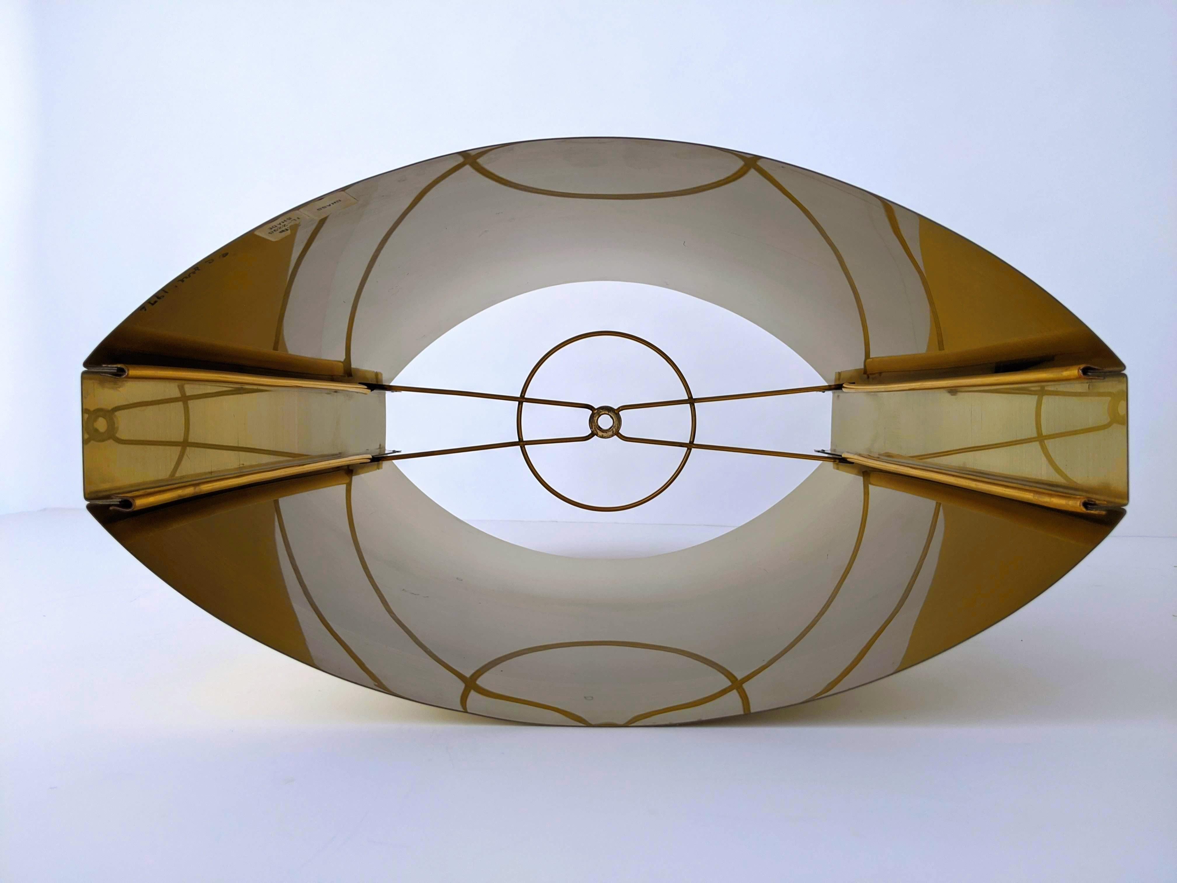 1976 Curtis Jere Huge Brass-Plated Table Lamp, USA at 1stDibs | curtis ...