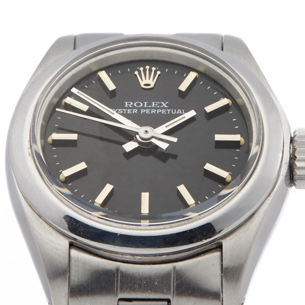 1976 Rolex Oyster Perpetual Stainless Steel 6718 Wristwatch at 1stDibs ...