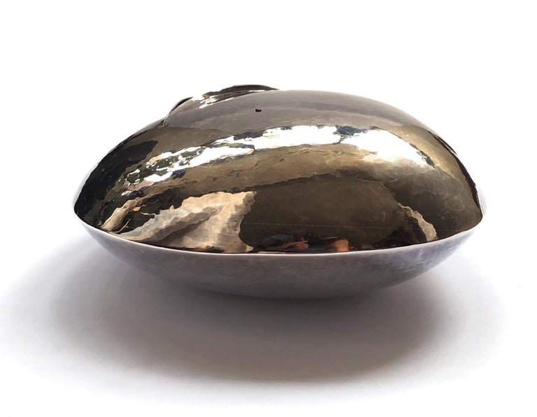 1977 Sterling Silver Sculpture by Theresia Hvorslev For Sale at 1stDibs