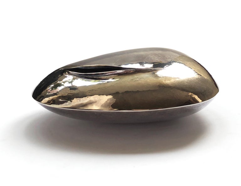 1977 Sterling Silver Sculpture by Theresia Hvorslev For Sale at 1stDibs