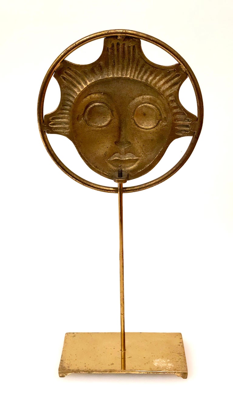 1977 Sun Sculpture in Solid Brass by Serried LTD For Sale at 1stDibs ...