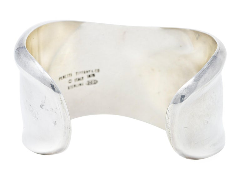 1978 Elsa Peretti Tiffany and Co. Italy Sterling Silver Bone Cuff ...