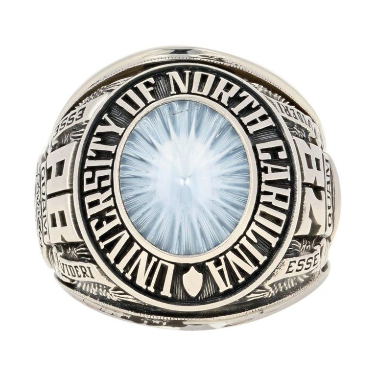1978 University of North Carolina Class Ring 10 Karat Gold Synthetic ...