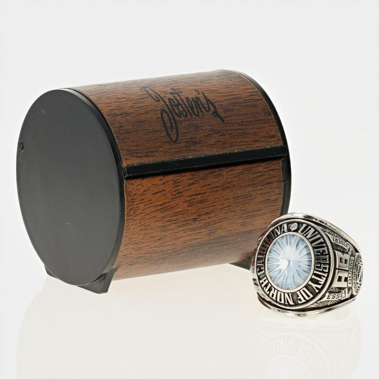 1978 University of North Carolina Class Ring 10 Karat Gold Synthetic ...