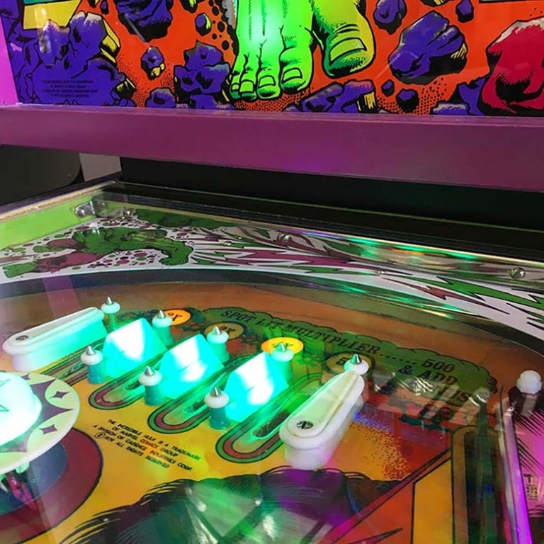 1979 Incredible Hulk' Pinball Machine For Sale at 1stDibs