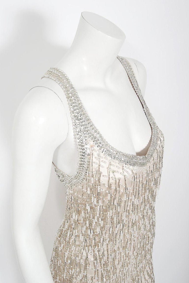 1979 Liza Minnelli Celebrity-Worn Andre Van Pier Couture Ivory Silk ...