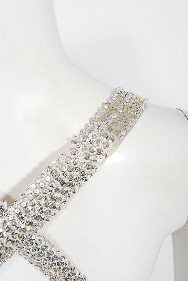 1979 Liza Minnelli Celebrity-Worn Andre Van Pier Couture Ivory Silk ...