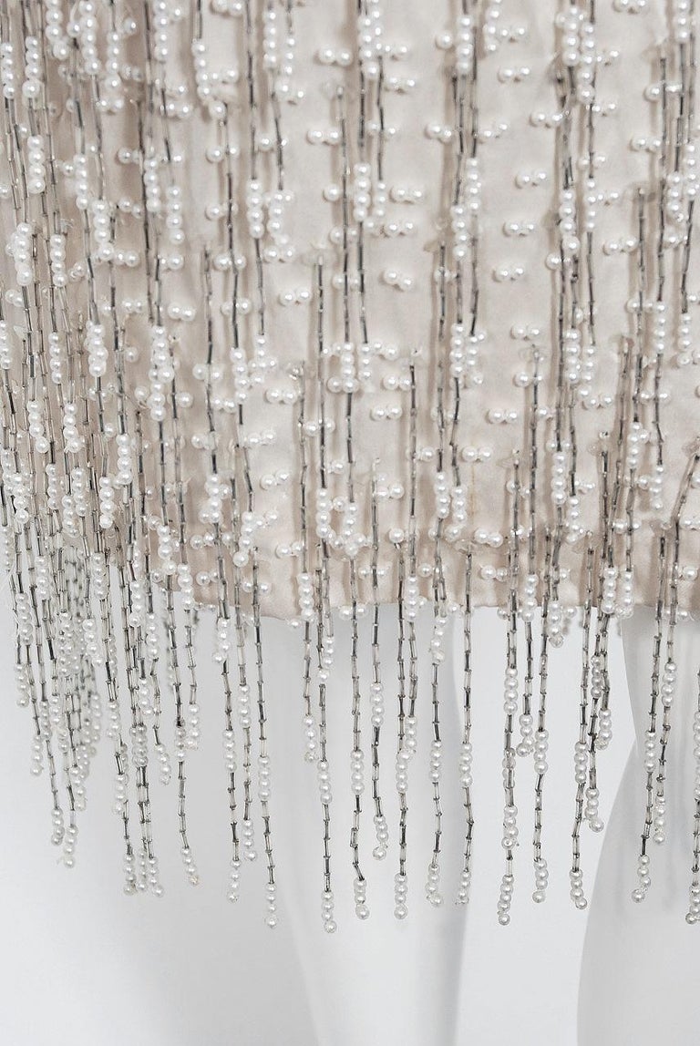 1979 Liza Minnelli Celebrity-Worn Andre Van Pier Couture Ivory Silk ...