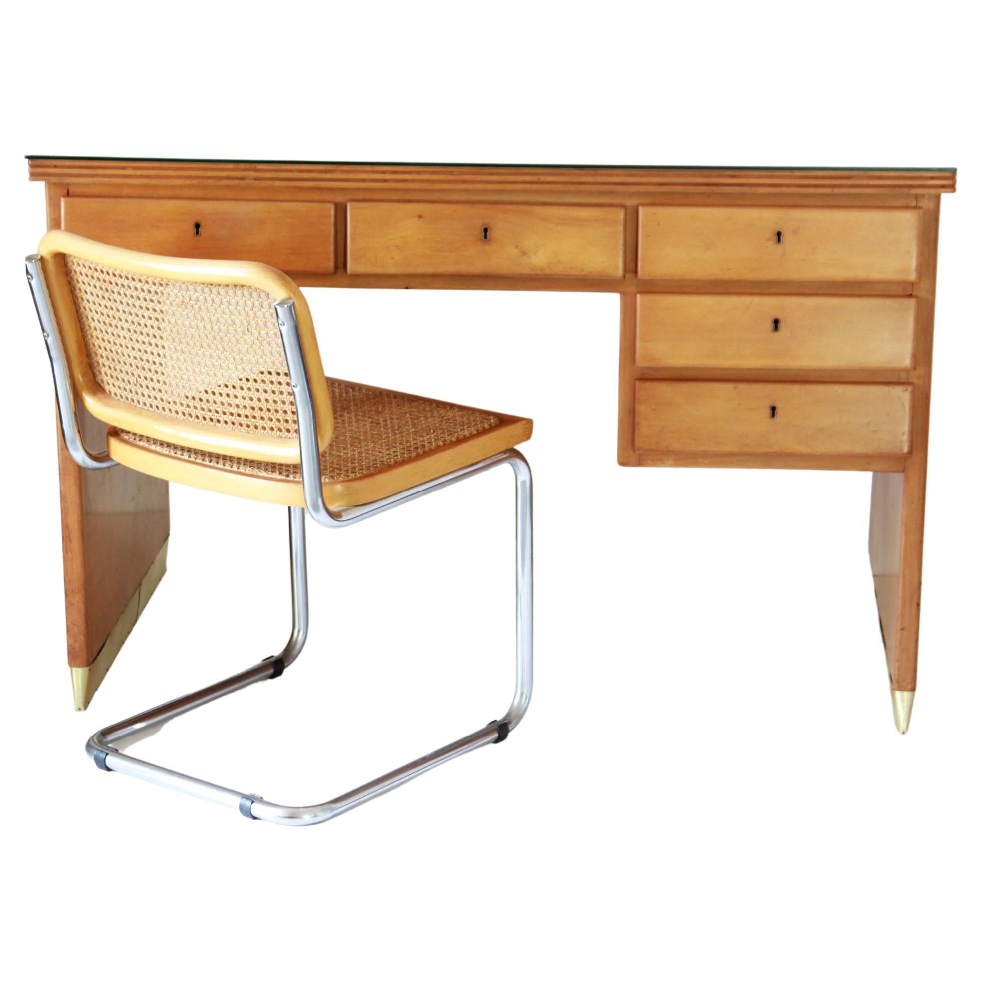 Pedro Ramirez Vazquez Set of Desks and Bench at 1stDibs