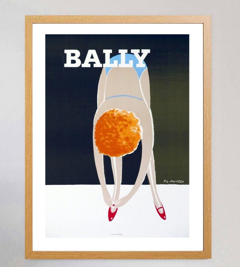 1980 Bally - Ballet Original Vintage Poster For Sale at 1stDibs