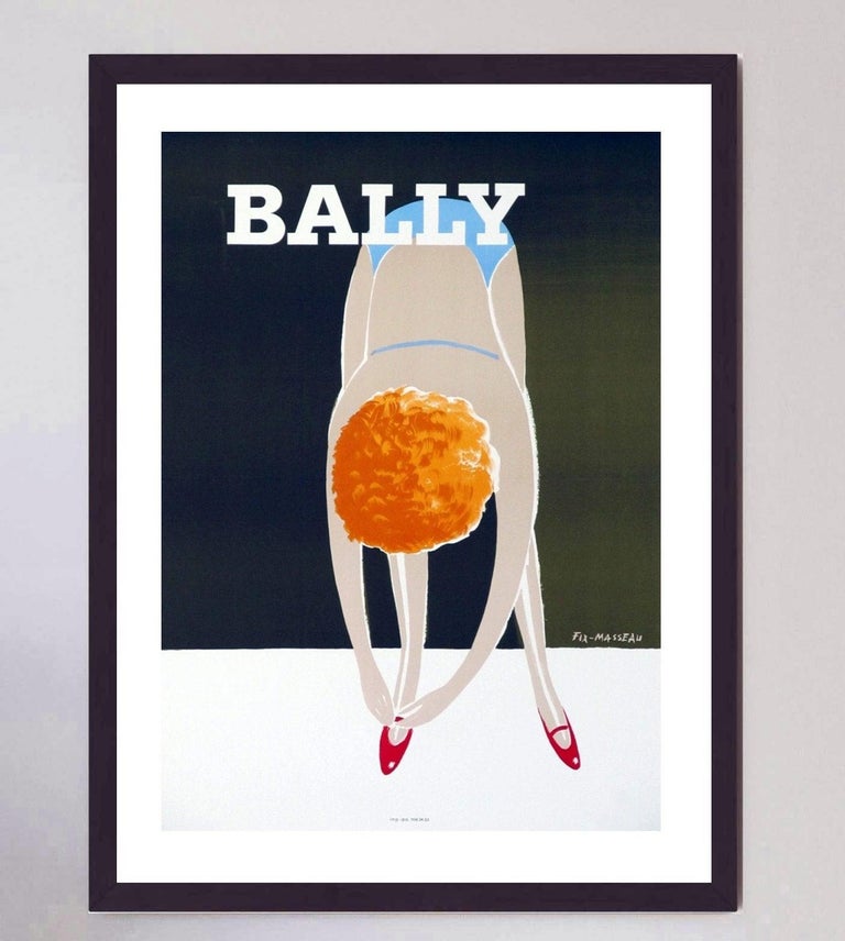 1980 Bally, Ballet Original Vintage Poster For Sale at 1stDibs