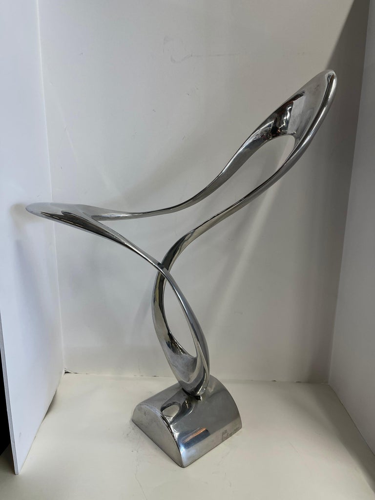1980 Bill Keating Aluminum Sculpture For Sale at 1stDibs