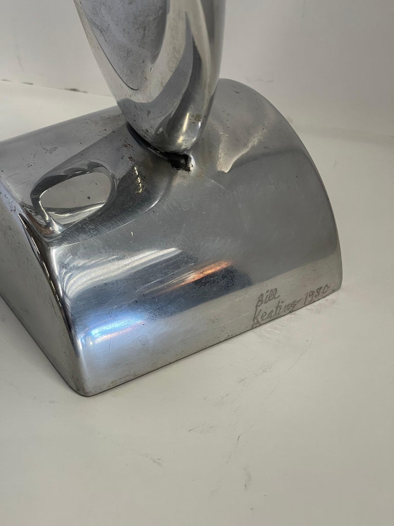 1980 Bill Keating Aluminum Sculpture For Sale at 1stDibs