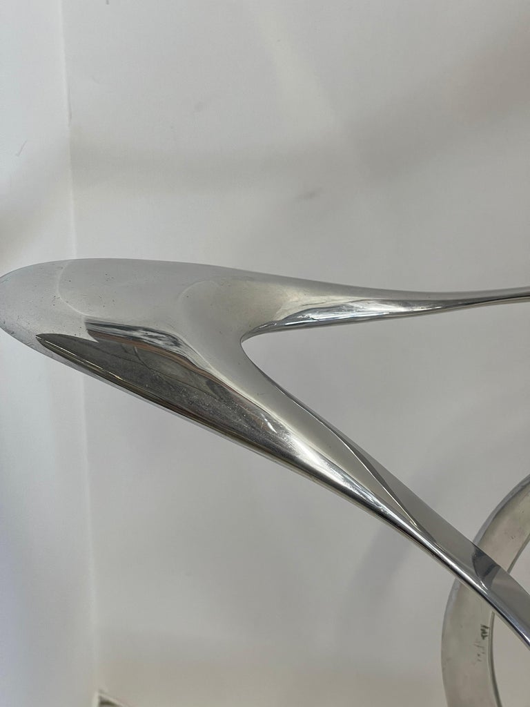 1980 Bill Keating Aluminum Sculpture For Sale at 1stDibs
