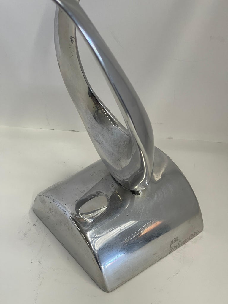 1980 Bill Keating Aluminum Sculpture For Sale at 1stDibs