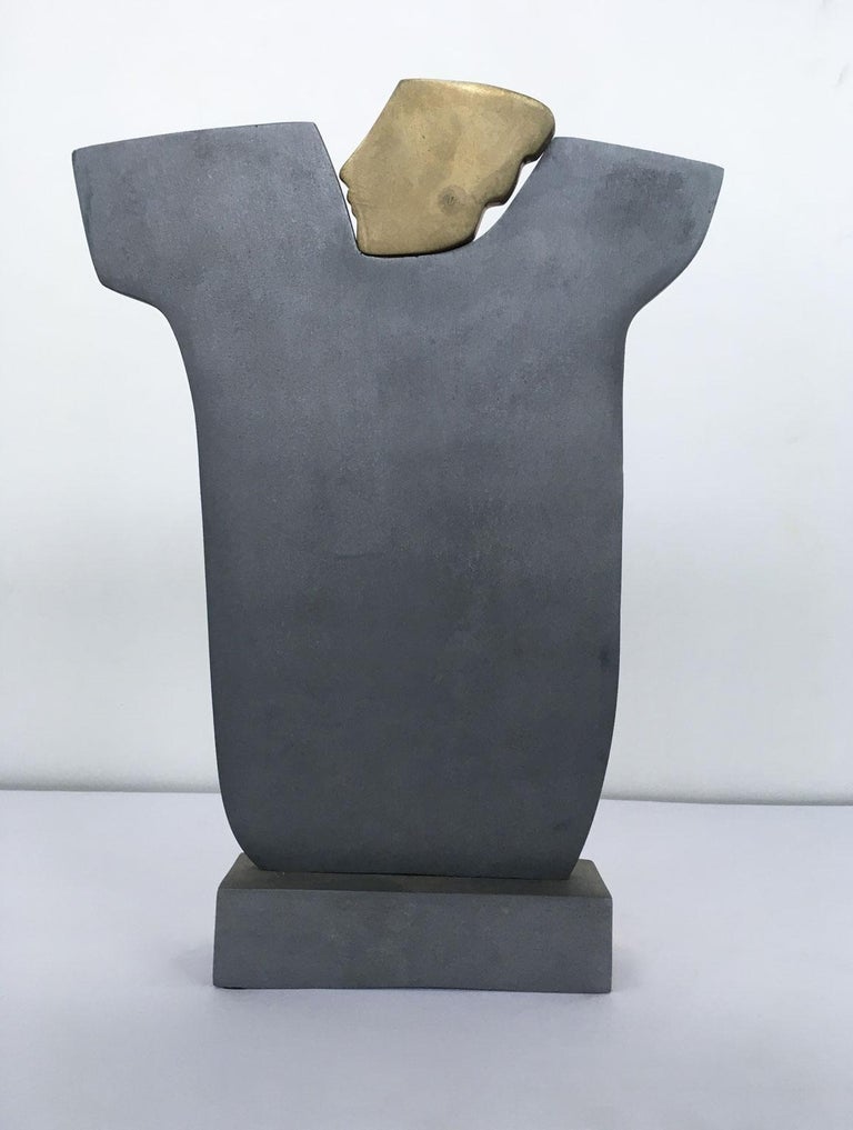 1980 Italy Abstract Bronze Sculpture Ottorino Tonelli Giulietta Juliet ...