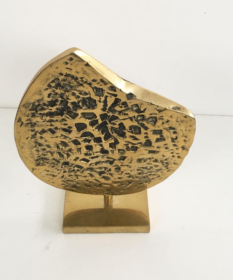 1980 Italy Bronze Abstract Sculpture by Lino Tiné Albero Città City ...