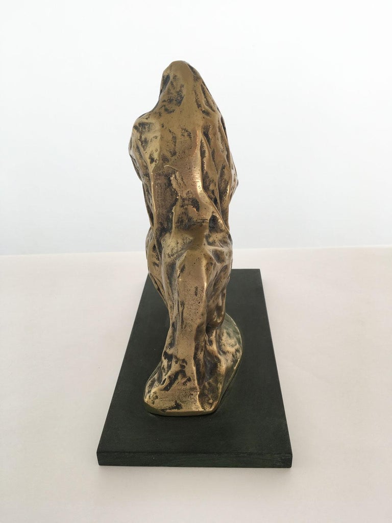 1980 Italy Post-Modern Cristina Roncati Bronze Abstract Sculpture ...