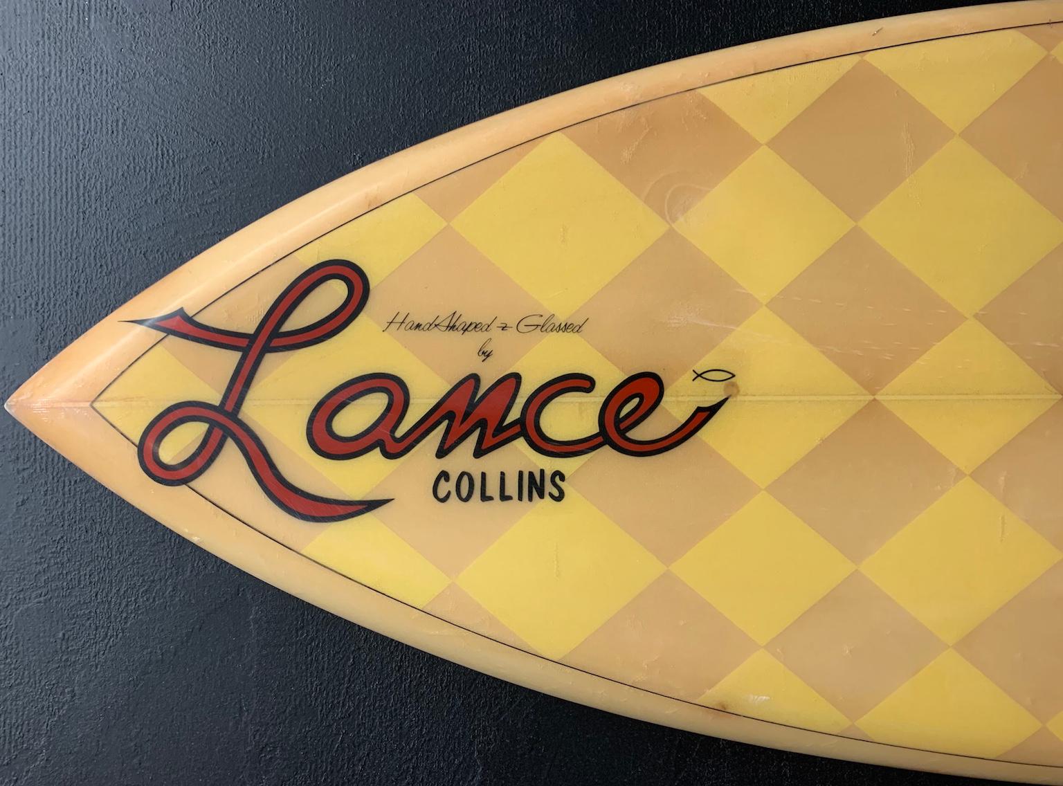 1980 Vintage Wave Tools Twin-Fin Surfboard by Lance Collins at 1stDibs ...