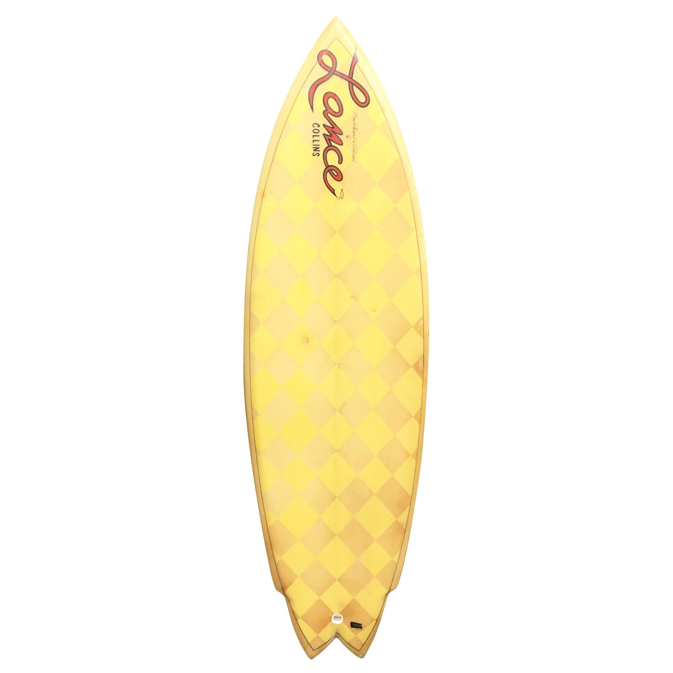 1980 Vintage Wave Tools Twin-Fin Surfboard by Lance Collins at 1stDibs ...