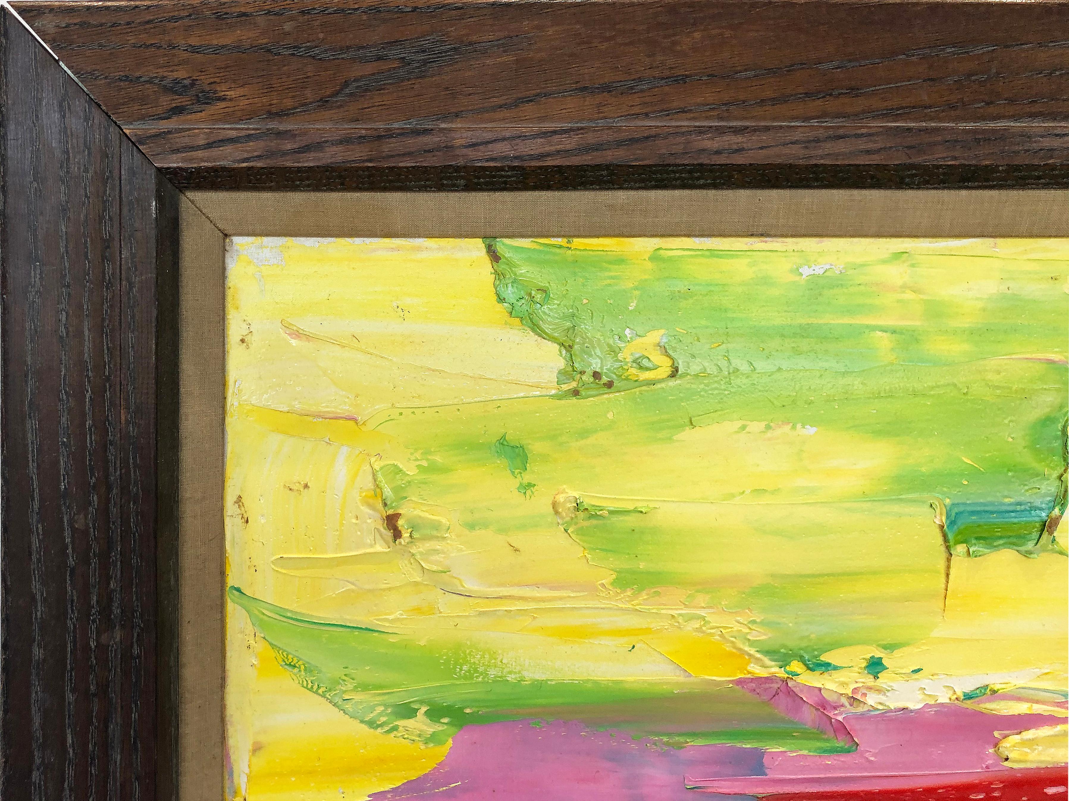 1980s Abstract Oil Painting by Peter d'Amico "Beginning of Love" For ...