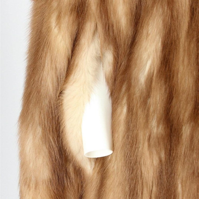 1980s A.N.G.E.L.O. Vintage Cult brown sable fur cape at 1stDibs