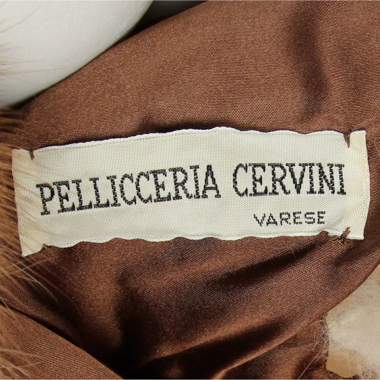 1980s A.N.G.E.L.O. Vintage Cult brown sable fur cape at 1stDibs