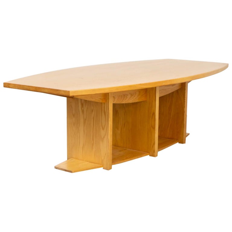 1980s Ashwood Architectural Taylor Made Oval Dining Table For Sale at ...