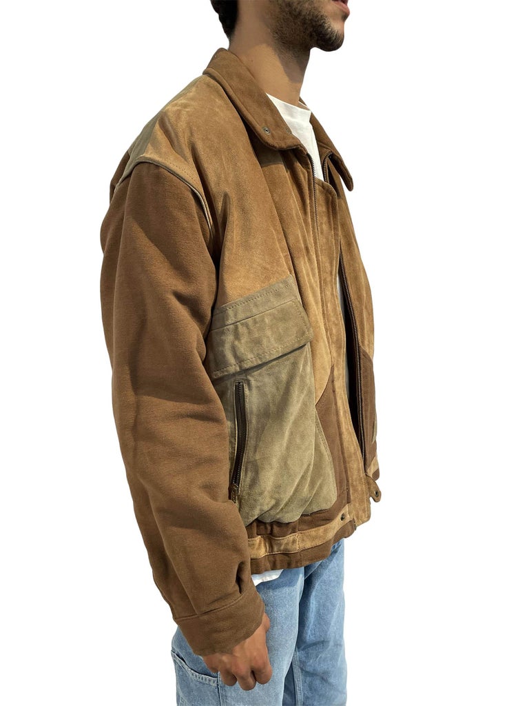 1980S Beige Suede Jacket at 1stDibs