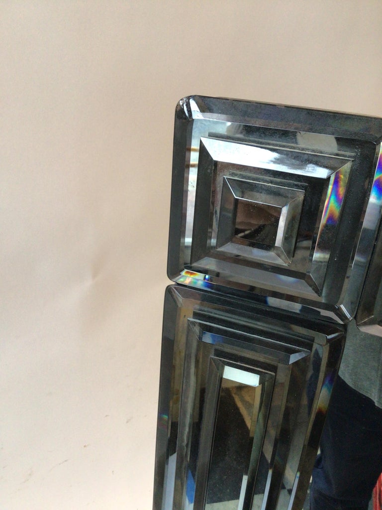 1980s Beveled Mirror For Sale at 1stDibs