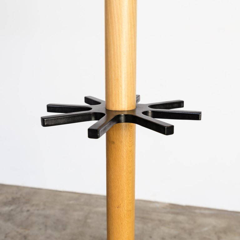 1980s Birch Freestanding Coat Rack For Sale at 1stDibs