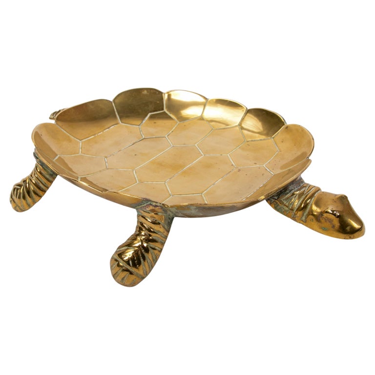1980s Bronze Tortoise Shaped Tray For Sale at 1stDibs