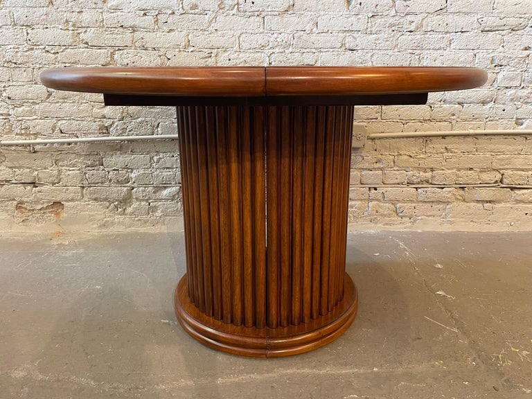 1980s, Burled Wood Vintage Dining Table at 1stDibs