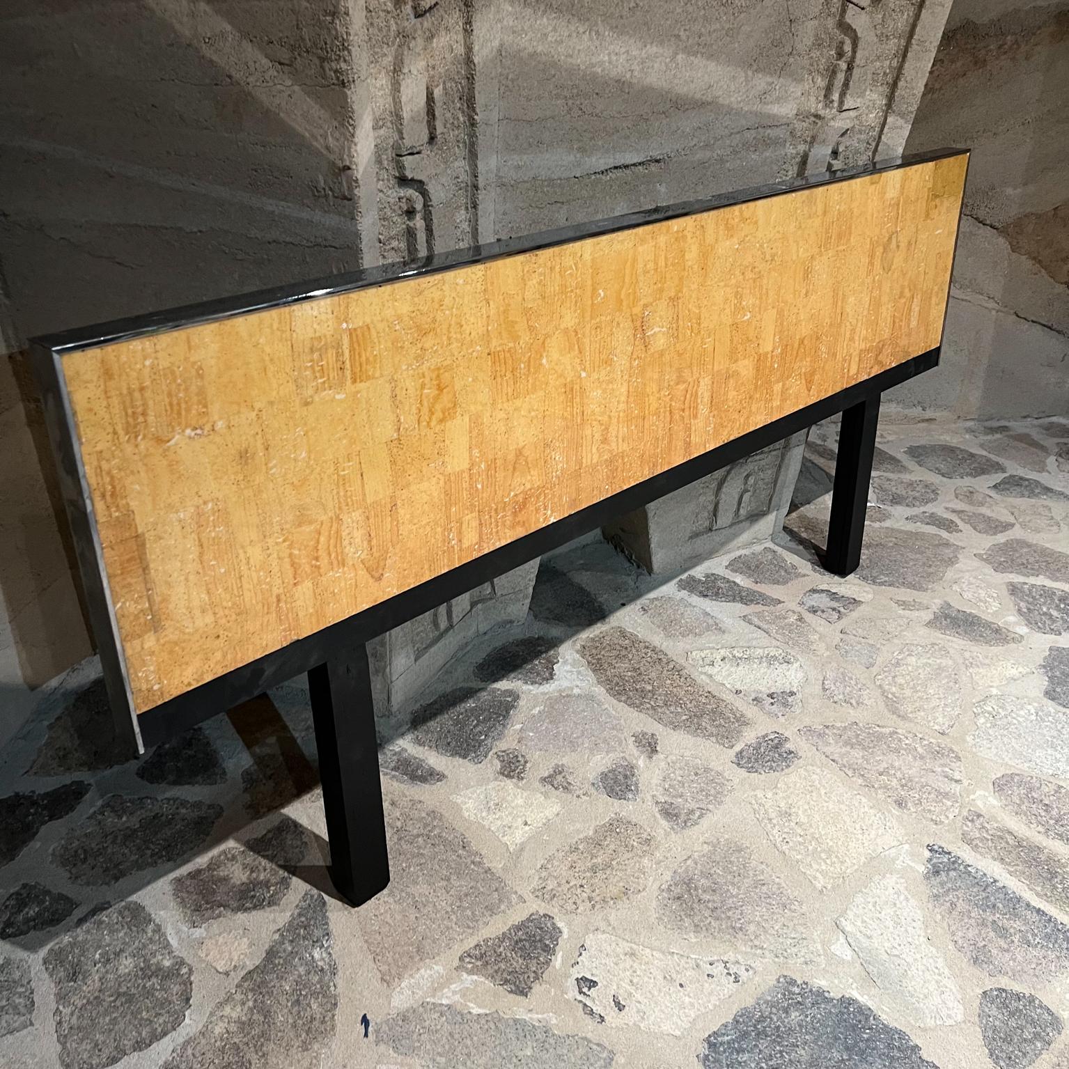 1980s Burlwood King Headboard Mexican Sleek Modernism Style of Milo ...