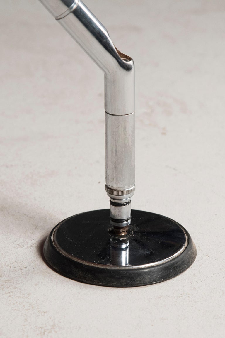 1980s by Norman Foster for Tecno Due Oval Steel and Wood Table For Sale ...