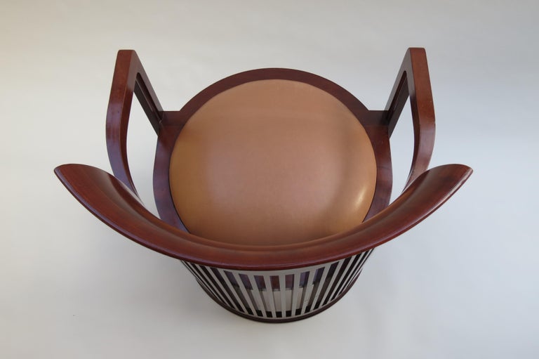 1980s Cassina Barrel Taliesin Chair Designed by Frank Lloyd Wright ...