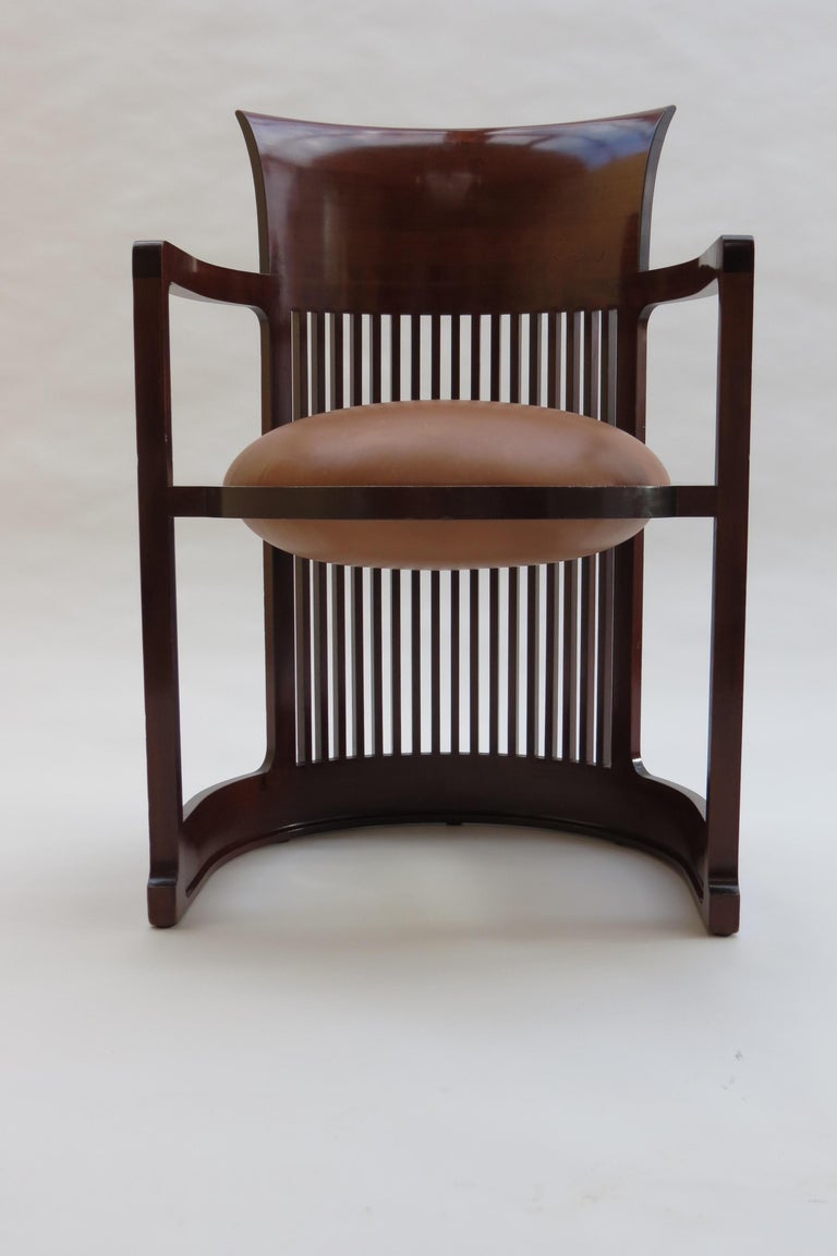 1980s Cassina Barrel Taliesin Chair Designed by Frank Lloyd Wright ...
