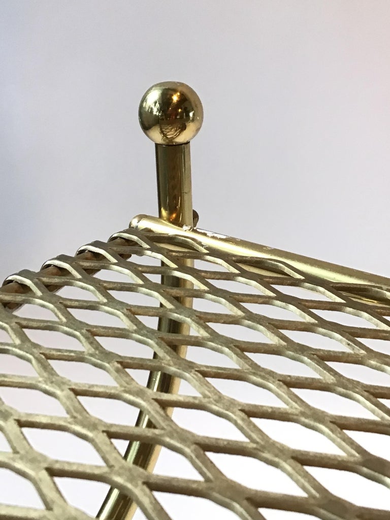 1980s Classical Brass Bench For Sale at 1stDibs