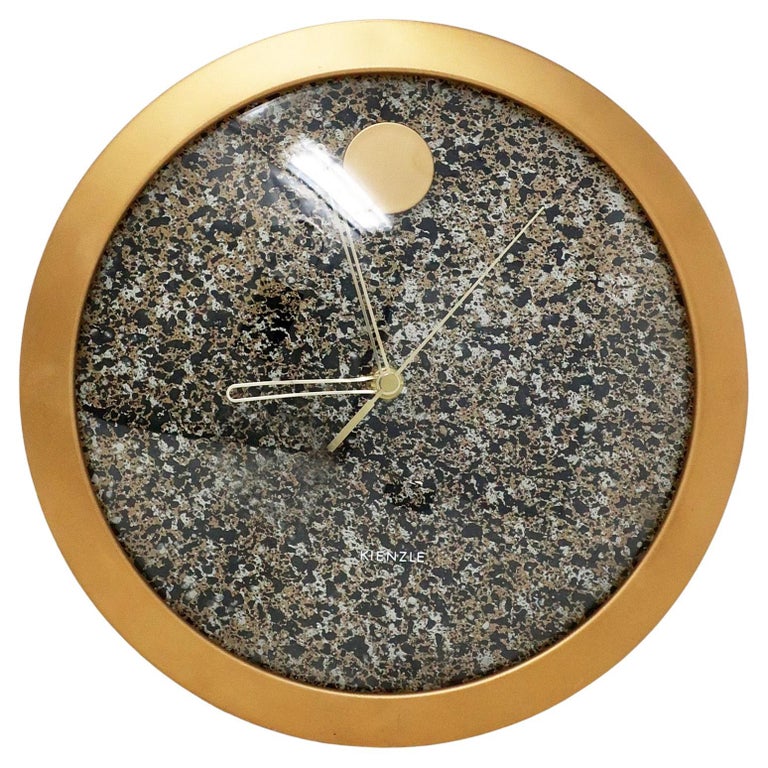 1980s Deco Wall Clock by Kienzle at 1stDibs