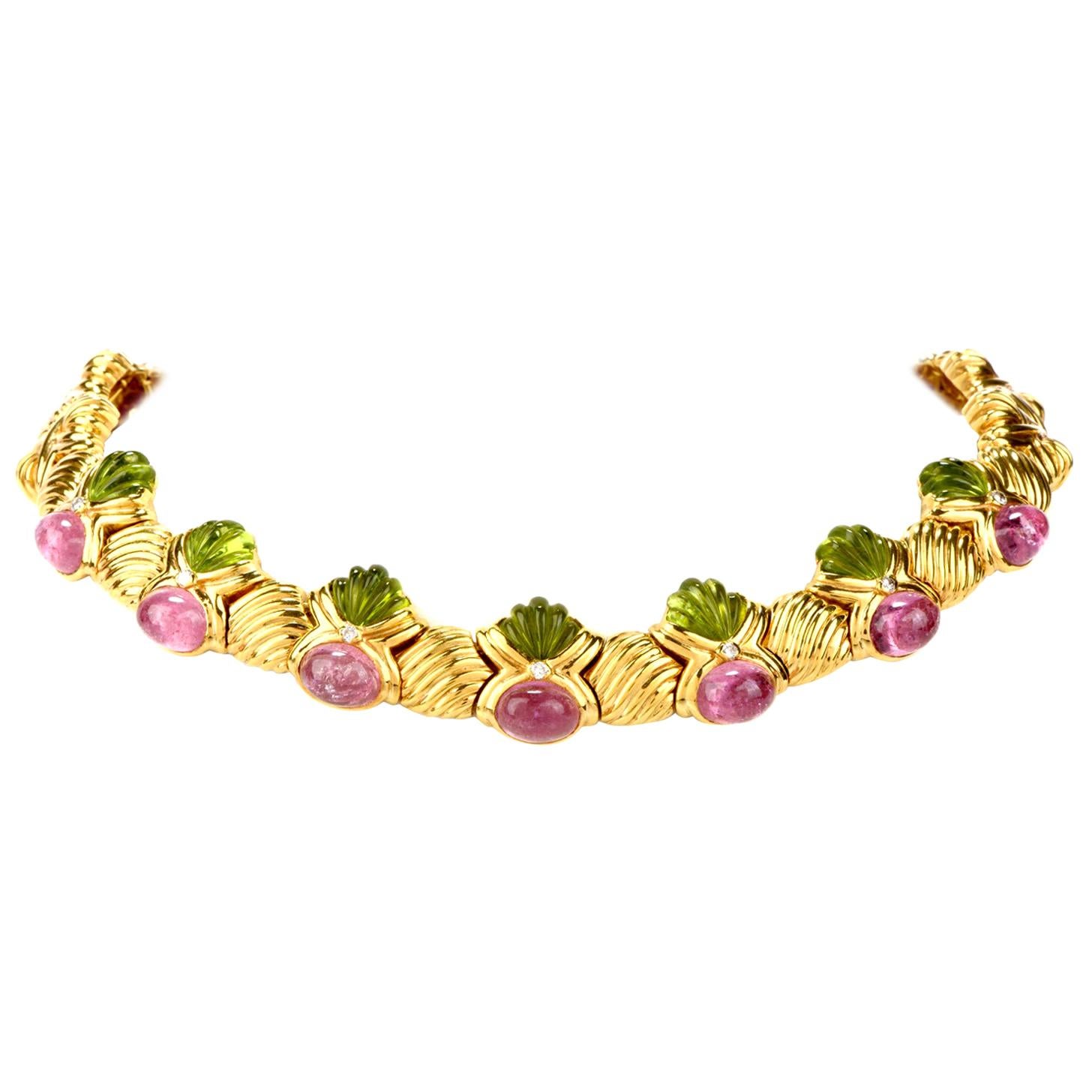 Bitcoin Blockchain Torus 18K Gold Collar For Sale at 1stDibs ...