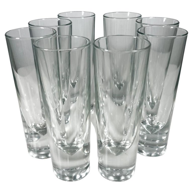 1980s Eight Carlo Moretti Italian Weighted Bullet Cocktail Glasses ...